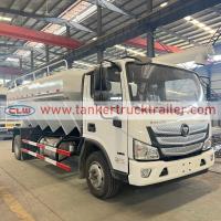 China Foton 4x2 12CBM Hydraulic Bulk Feed Truck for Feed Mill for sale