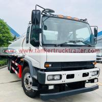 China ISUZU 6X4 15ton Stainless Steel Milk Tank Truck for Fresh Milk Delivery for sale