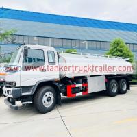 China ISUZU 6X4 15ton Stainless Steel Milk Tank Truck for Fresh Milk Delivery for sale