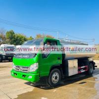 China Forland 4x2 5,000L Stainless Steel Dairy Tanker for Milk Transportation for sale
