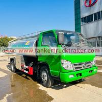 China Forland 4x2 5,000L Stainless Steel Dairy Tanker for Milk Transportation for sale