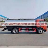 China FAW 4x2 10CBM Milk Tanker Vehicle for Liquid Food Transportation for sale