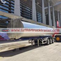 China 3 Axle 30CBM Milk Tank Semi Trailer for Raw Milk Delivery for sale