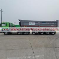 China 4 Axle 60Ton Mining Dump Semi Trailer with Front Lift System for sale