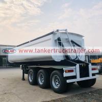 China 3 Axle 60Ton Hydraulic Side Tipper Trailer for Construction Projects for sale