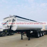 China 3 Axle 60Ton Hydraulic Side Tipper Trailer for Construction Projects for sale