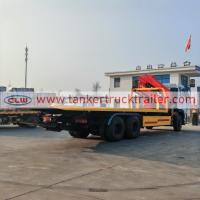 China Dongfeng 6X4 15ton Folding Arm Flatbed Wrecker Truck for Traffic Accident for sale