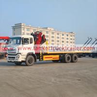 China Dongfeng 6X4 15ton Folding Arm Flatbed Wrecker Truck for Traffic Accident for sale