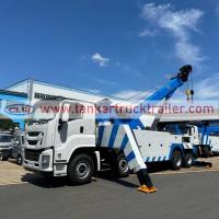 China ISUZU 8×4 50 Ton Tow and Lift Separated Wrecker Truck for Accident Recovery for sale