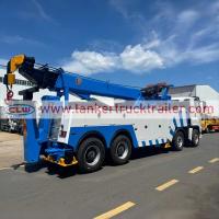 China ISUZU 8×4 50 Ton Tow and Lift Separated Wrecker Truck for Accident Recovery for sale