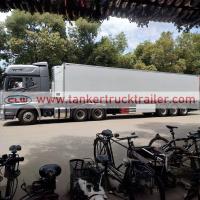 China 3 Axle 30ton Refrigerated Trailer for Cold Chain Logistics for sale