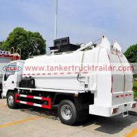 China ISUZU 6000 Liters Side Loading Garbage Truck for Kitchen Waste for sale
