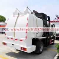 China ISUZU 6000 Liters Side Loading Garbage Truck for Kitchen Waste for sale