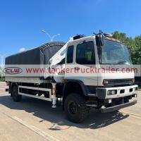 China ISUZU 4x4 25-Personnel M-ilitary Carrier Truck with Crane for sale