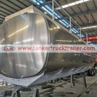 China Aluminum Alloy 23000 Liters Fuel Tanker Body for Truck and Trailer for sale