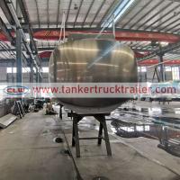 China Aluminum Alloy 23000 Liters Fuel Tanker Body for Truck and Trailer for sale
