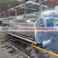 China 10 Cubic Meter 10000 Liters Stainless Steel Water Tanker Truck Body for Drinking for sale