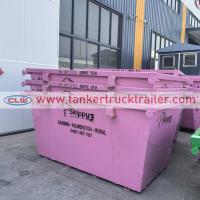 China 8cbm 8000 Liters Skip Loder Garbage Truck Bin for Waste Collection for sale