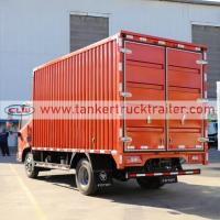China FOTON 4x2 5 Ton Box Cargo Truck for Logistics and Distribution for sale