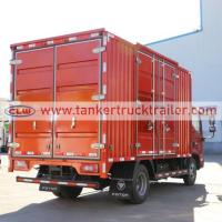 China FOTON 4x2 5 Ton Box Cargo Truck for Logistics and Distribution for sale