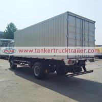 China HOWO 4x2 8 Ton Light Duty Box Truck for Goods Transport for sale