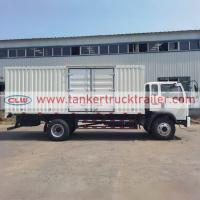 China HOWO 4x2 8 Ton Light Duty Box Truck for Goods Transport for sale