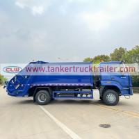 China HOWO 4X2 12CBM Garbage Compression Truck for Waste Management for sale