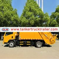 China HOWO 4X2 6CBM Compactor Garbage Truck for City Waste Collection for sale