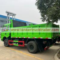 China Small Dongfeng 5 Tons Self-Unloading Garbage Truck for Construction Debris for sale