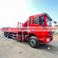 China Shacman 6X4 10 Ton Truck Mounted Folding Crane for Construction Projects for sale