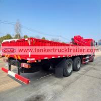 China Shacman 6X4 10 Ton Truck Mounted Folding Crane for Construction Projects for sale