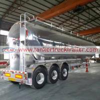 China 28000 Liters Stainless Steel 28 Cubic Meters Bulk Powder Transport Trailer for sale