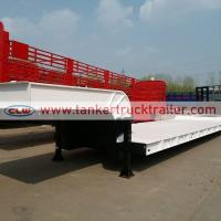 China 3 Axles 60 Tons Lowboy Trailer Low Bed Semi Trailer for Sale for sale