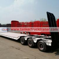 China 3 Axles 60 Tons Lowboy Trailer Low Bed Semi Trailer for Sale for sale