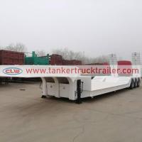 China 3 Axles 60 Tons Lowboy Trailer Low Bed Semi Trailer for Sale for sale