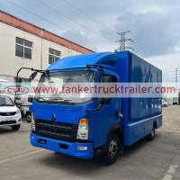 China HOWO 4x2 Mobile P4 High Refresh LED Advertising Truck for Events and Promotions for sale