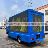 China HOWO 4x2 Mobile P4 High Refresh LED Advertising Truck for Events and Promotions for sale