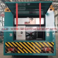 China HOWO 4x2 6000L Square Fuel Tank Truck with Fuel Dispenser for sale