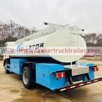 China HOWO 10000L Mobile Fuel Bowser Truck with Dual Compartments for sale