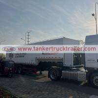 China High Capacity 40tons 75,000 Liters Feed Tanker Bulker for Livestock Farms for sale