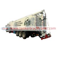 China High Capacity 40tons 75,000 Liters Feed Tanker Bulker for Livestock Farms for sale