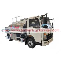 China HOWO 4×2 5000L Fuel Dispenser Tank Truck for Mobile Refueling for sale