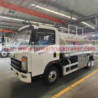 China HOWO 4×2 5000L Fuel Dispenser Tank Truck for Mobile Refueling for sale