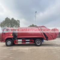 China HOWO 12CBM Rear Loader Garbage Compactor Truck for sale