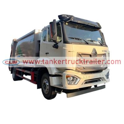 China HOWO 16m³ Garbage Compactor Truck for Urban Sanitation for sale