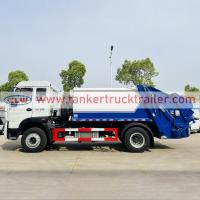 China HOWO 4x4 8CBM Rear Loader Compressed Waste Collection Truck for sale