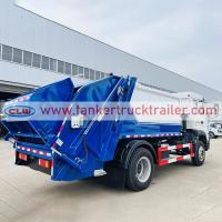 China HOWO 4x4 8CBM Rear Loader Compressed Waste Collection Truck for sale
