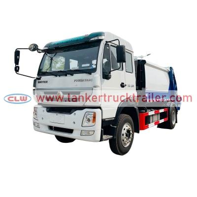 China HOWO 4x4 8CBM Rear Loader Compressed Waste Collection Truck for sale