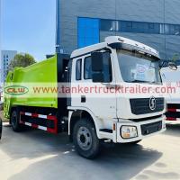 China Shacman L3000 4x2 10CBM Garbage Compactor Truck with Hydraulic Compression System for sale