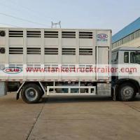 China Sinotruk HOWO 6 meters Aluminum Alloy 4x2 Livestock Transport Truck for Farms for sale